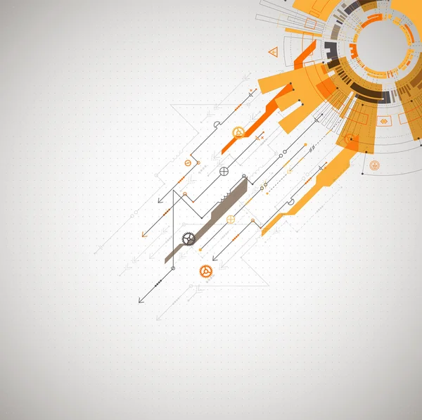 Abstract technological background Stock Vector Image by ©KrulUA #57278895