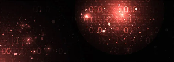 Technology background. Binary computer code. Big data concept. V Stock Vector by ©KrulUA 267668438