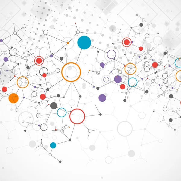 Network communication background ⬇ Vector Image by © KrulUA | Vector ...