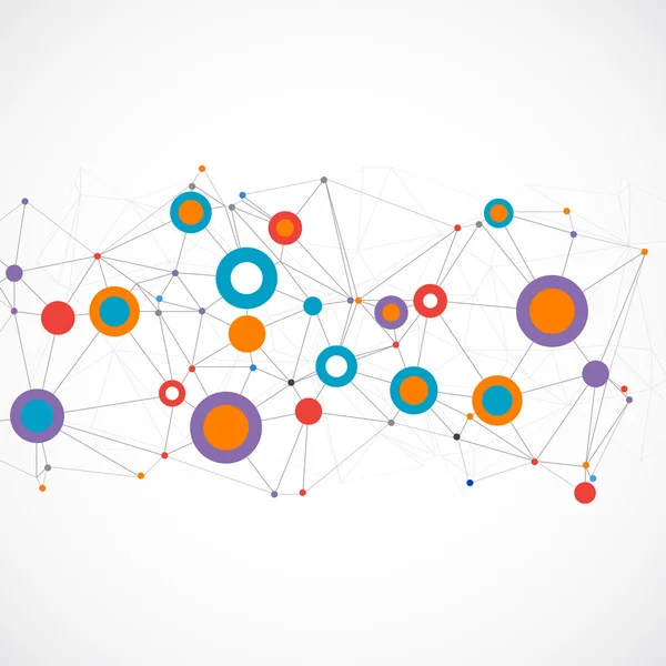 Network technology background Stock Vector Image by ©KrulUA #33257445