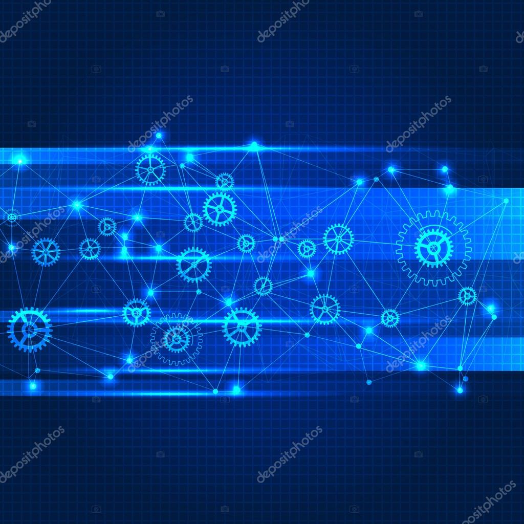 Network color technology communication background. Stock Vector Image ...