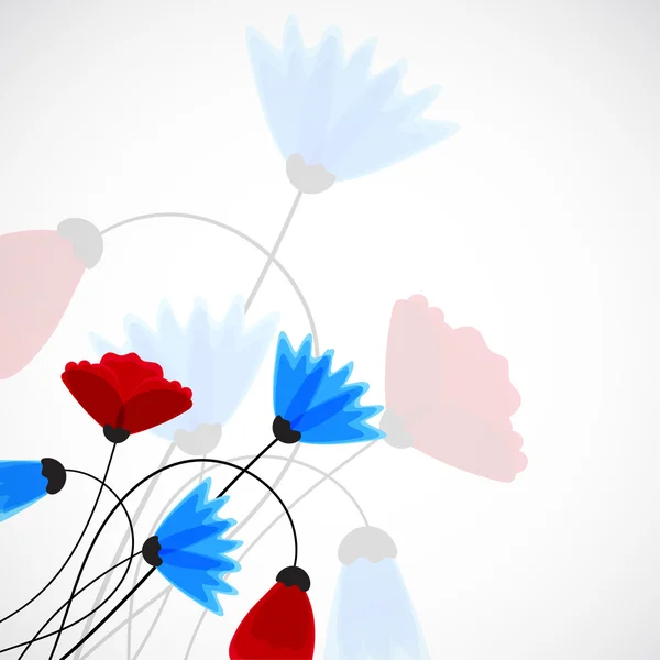 Abstract nature background. Field flowers. Stock Vector Image by ...