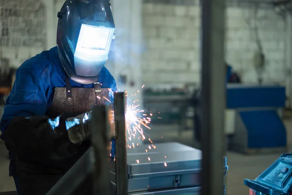 front close-up of a worker wearing protective gear - Stock Image ...