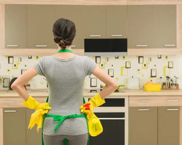 kitchen cleaning - Stock Image - Everypixel