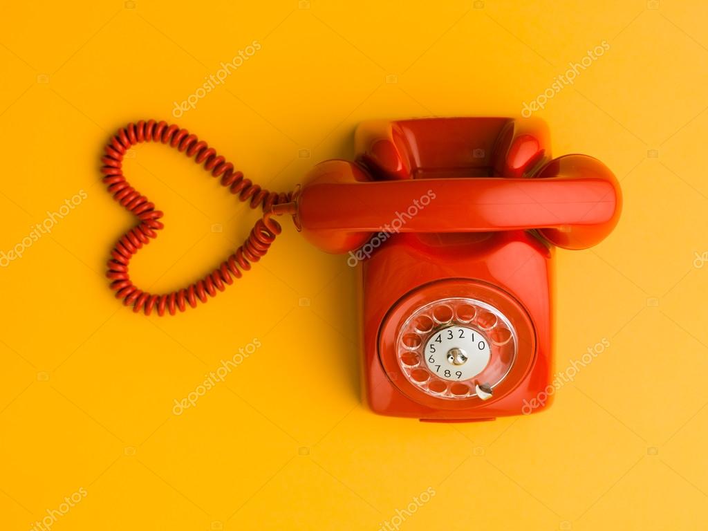 Love is one phone call away — Stock Photo © shotsstudio #70565809