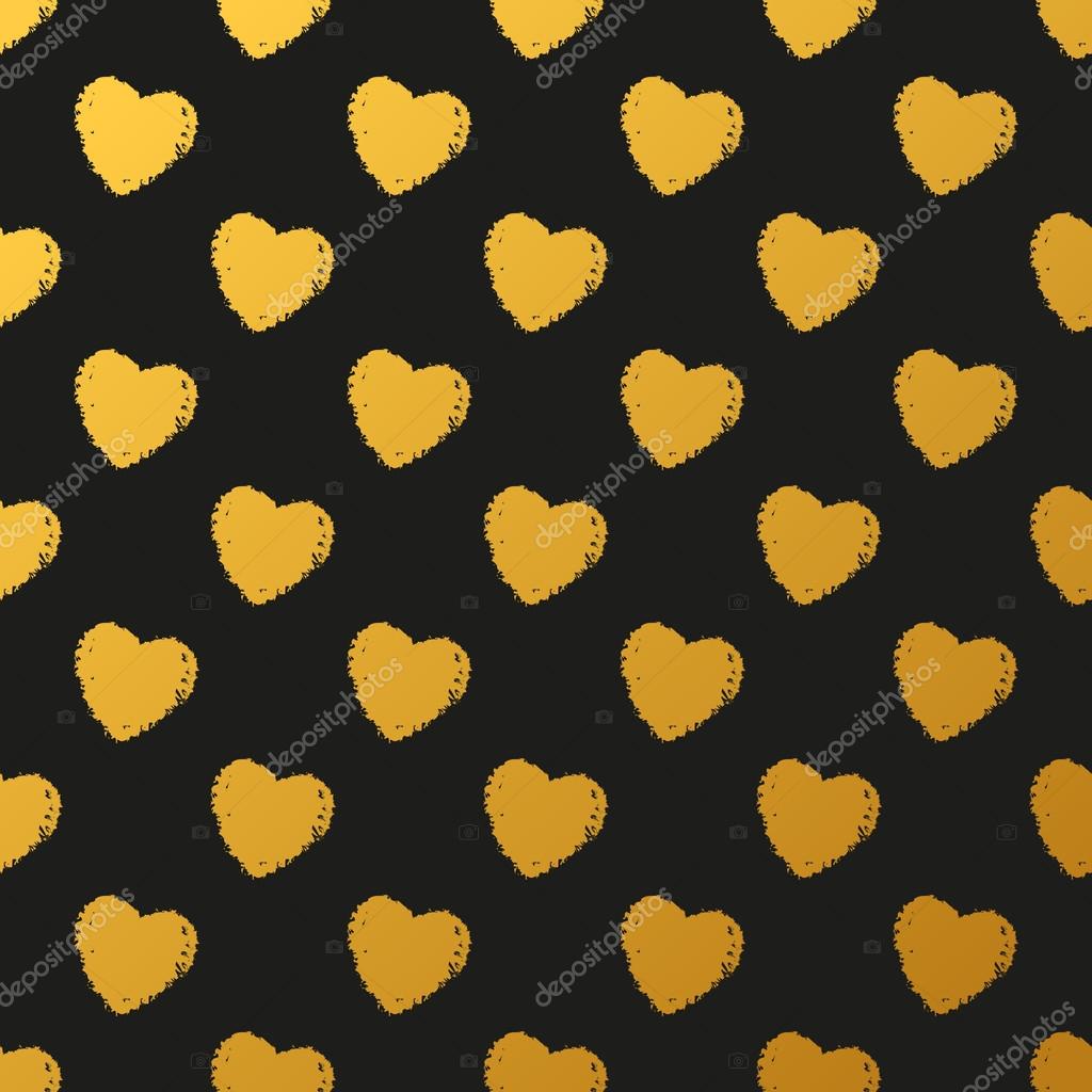 Gold heart pattern Stock Vector Image by ©antoshkaforever #101233218
