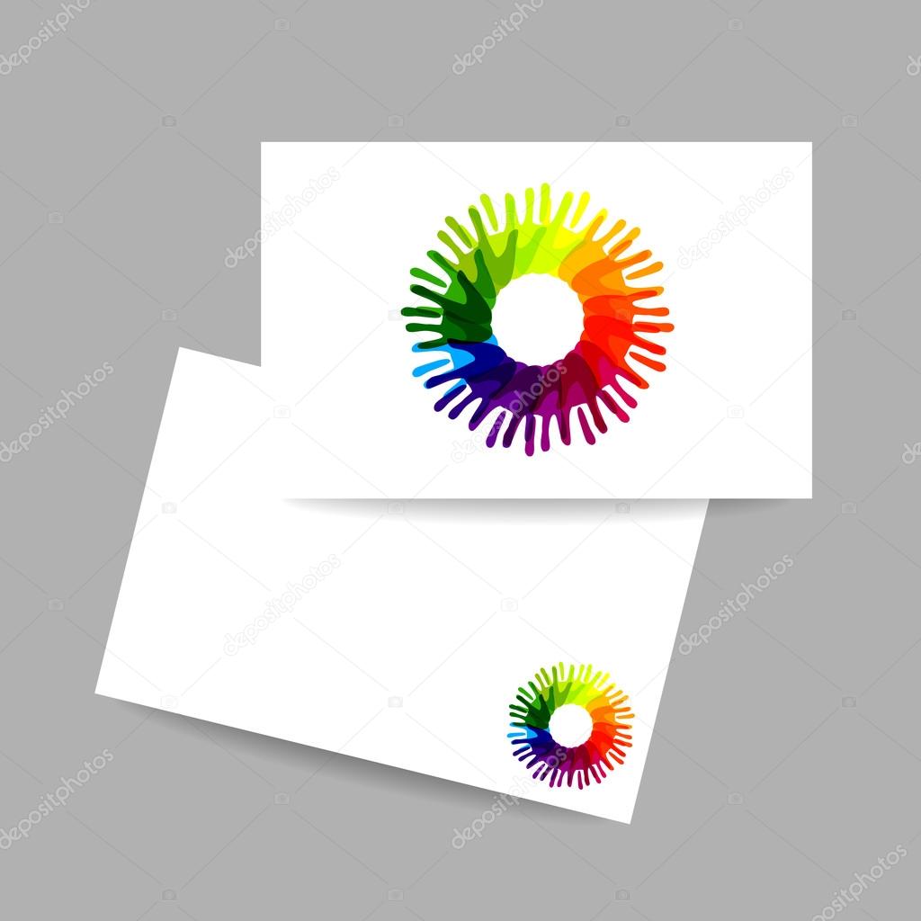 Friends hands sign template Stock Vector by ©antoshkaforever 115021156