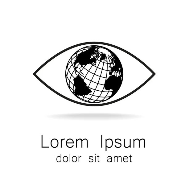 ᐈ Earth logo stock images, Royalty Free eye earth logo vectors ...