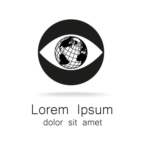 ᐈ Earth logo stock images, Royalty Free eye earth logo vectors ...