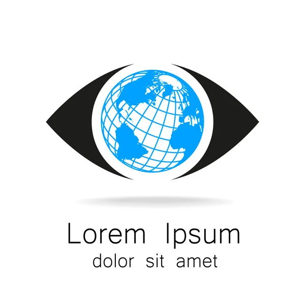 ᐈ Earth logo stock images, Royalty Free eye earth logo vectors ...