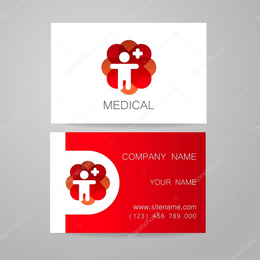 Medical card template Stock Vector by ©antoshkaforever 82472172