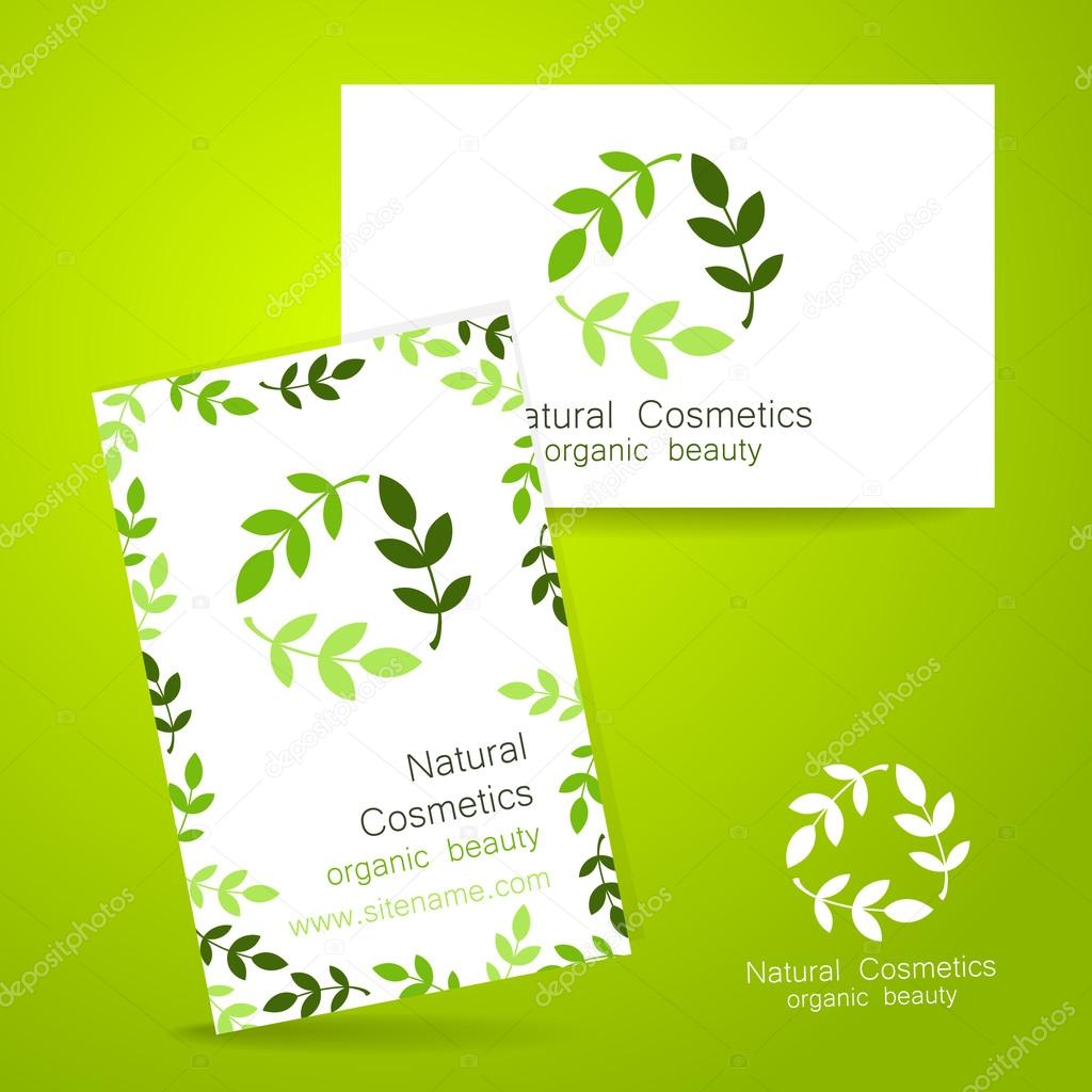 Natural cosmetics logo Stock Vector Image by ©antoshkaforever #85078556