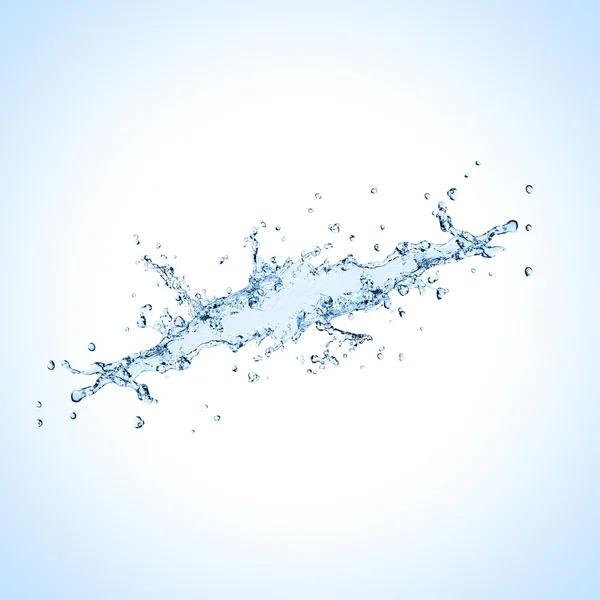 Water splash on white - Stock Image - Everypixel