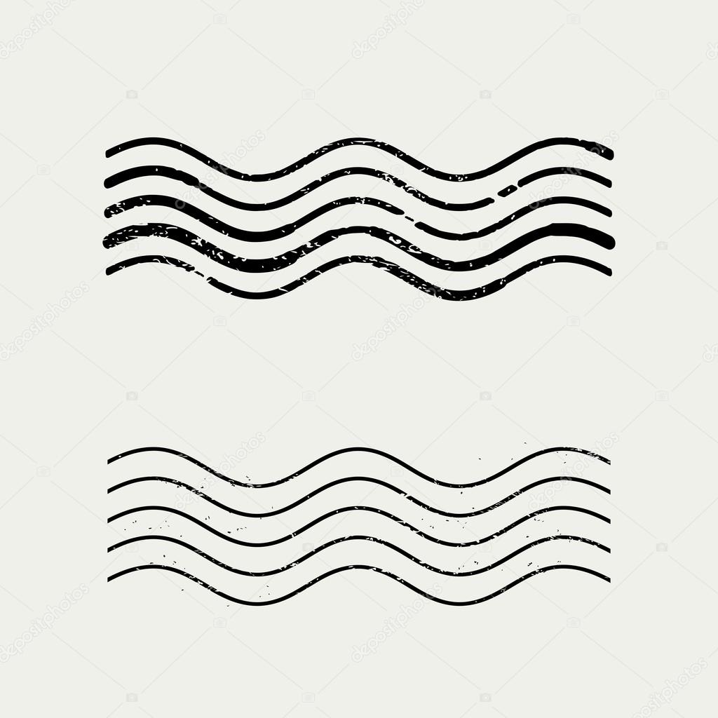 Grunge wave stamp — Stock Vector © tupungato #111277422