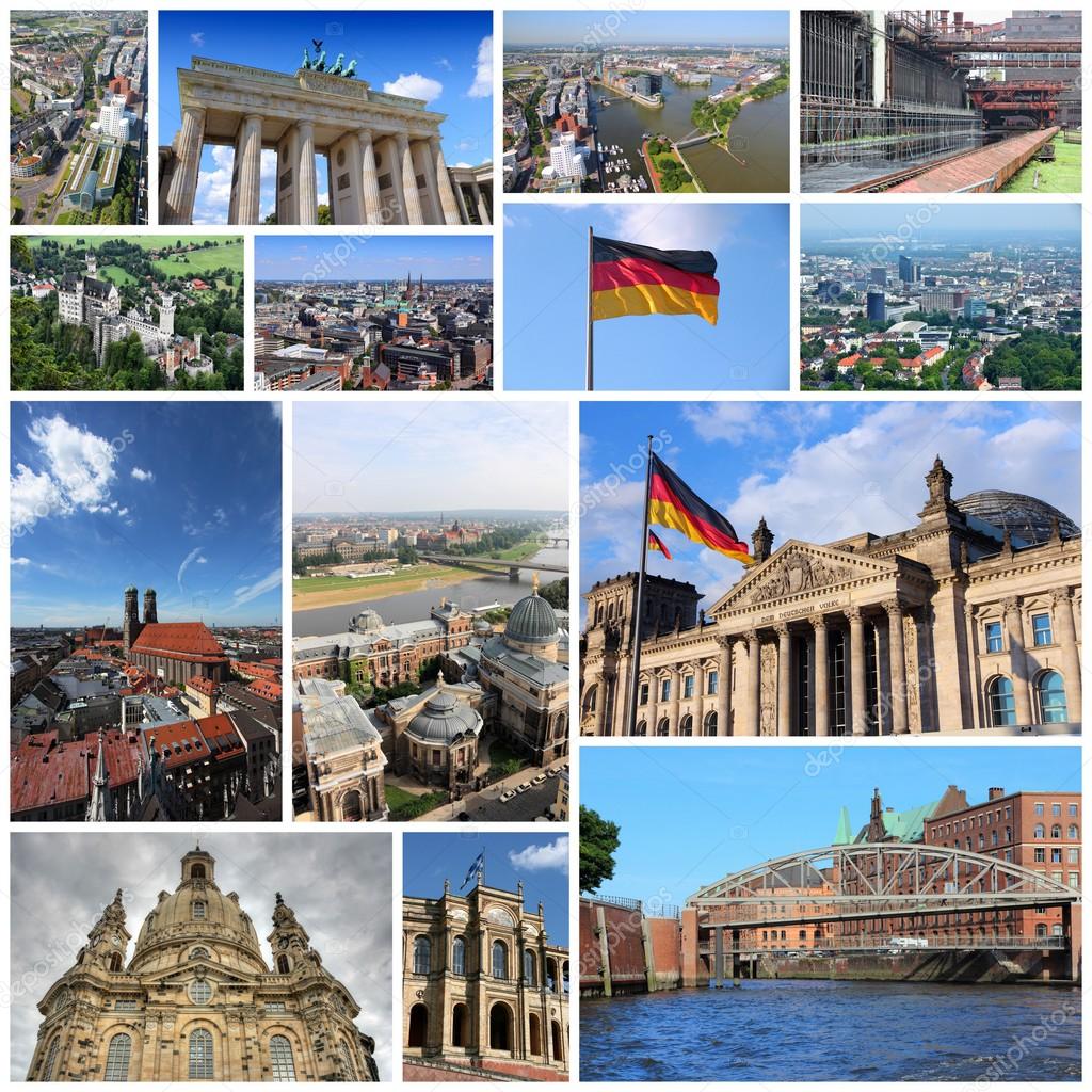 Germany collage photos — Stock Photo © tupungato #112847304