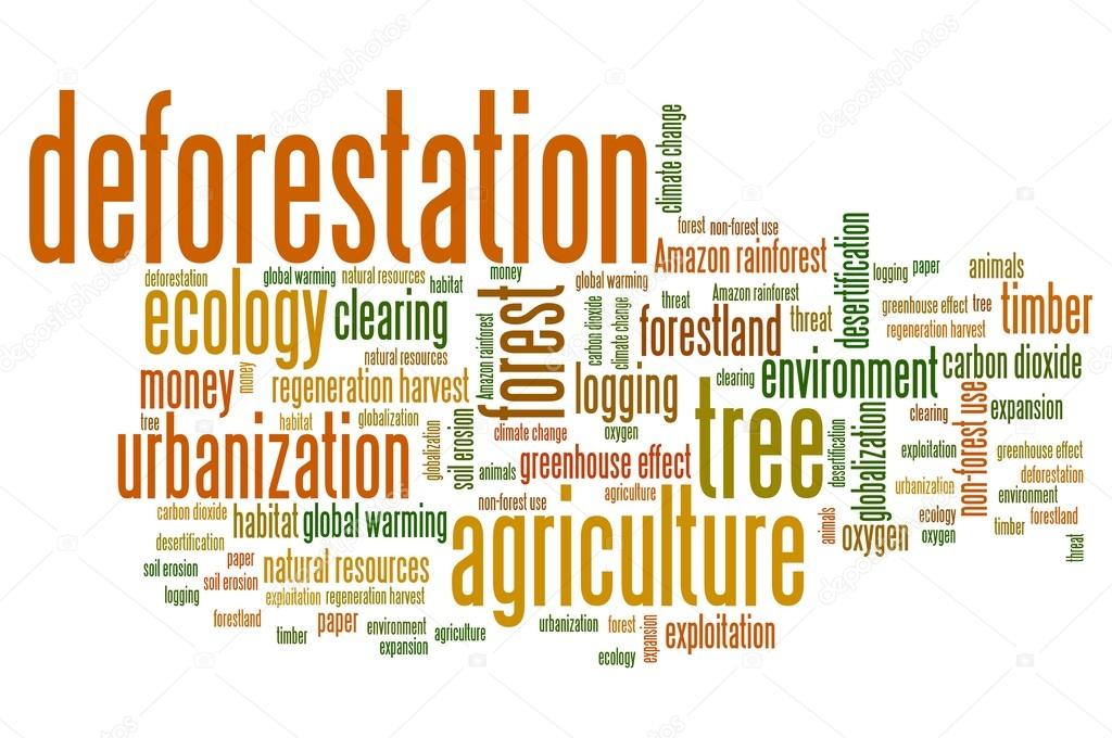 Deforesting word cloud Stock Photo by ©tupungato 116689050