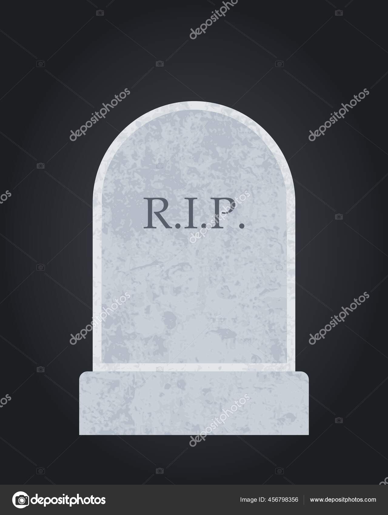 Blank Tombstone Rip