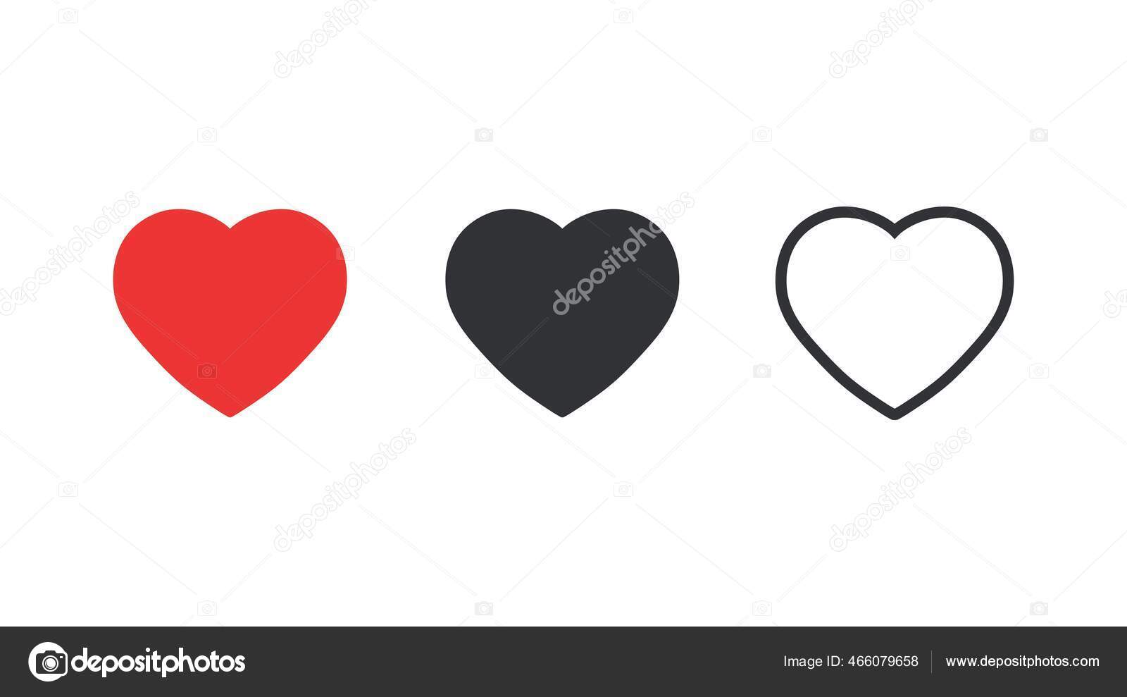 Simple Heart Shape Vector