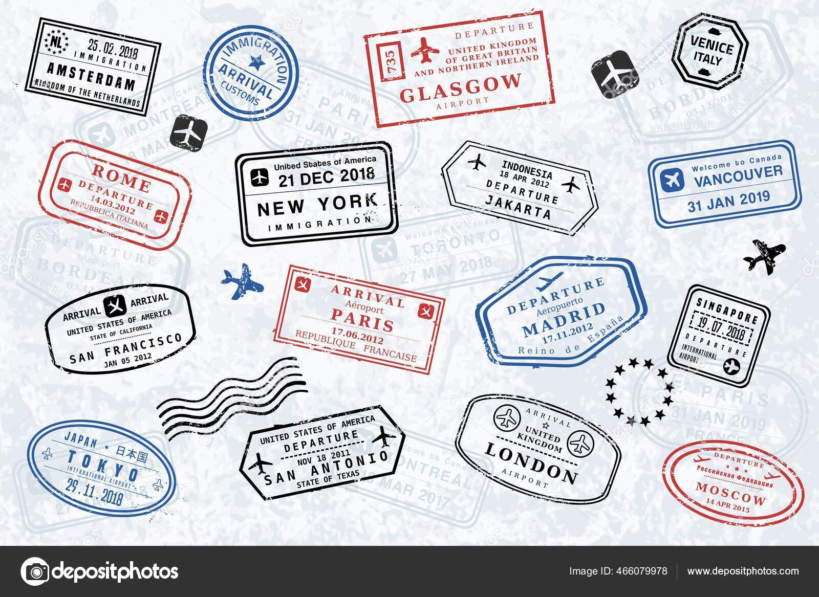 Passport Stamps Of The World