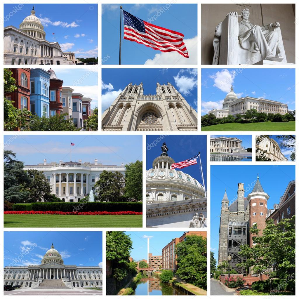 Washington DC collage — Stock Photo © tupungato #59873183