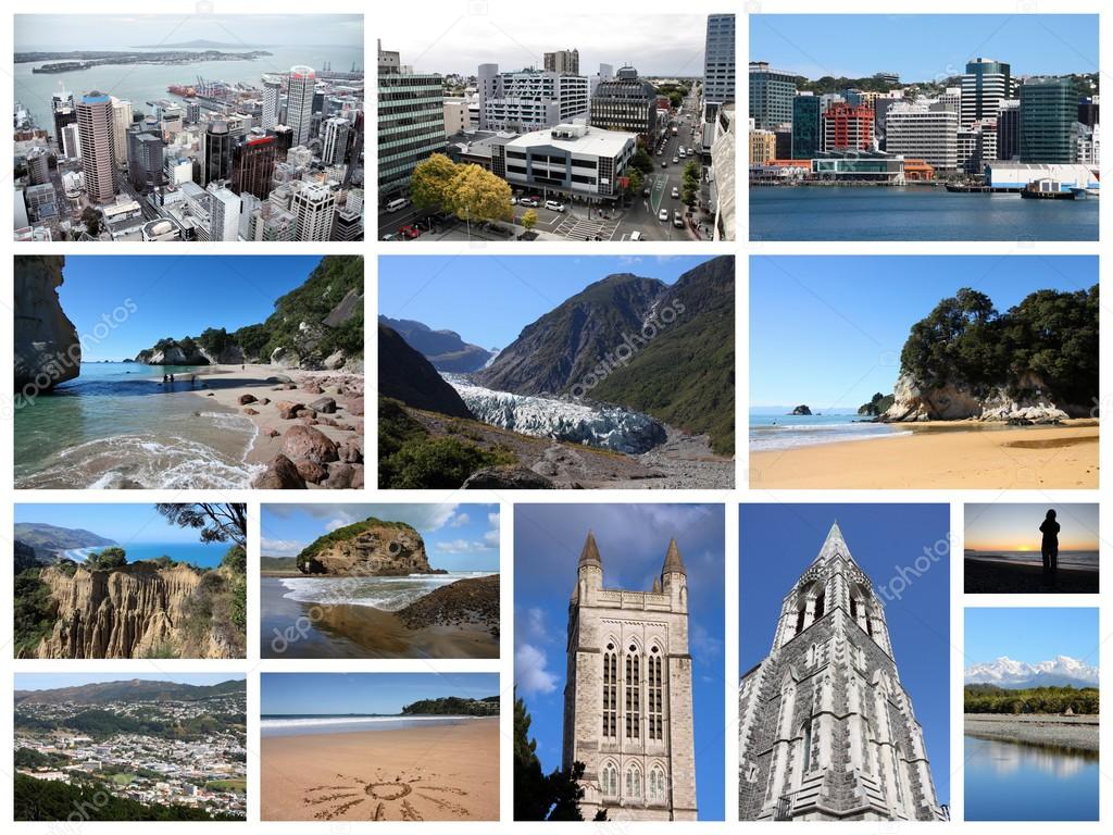 New Zealand landmarks — Stock Photo © tupungato #81227770
