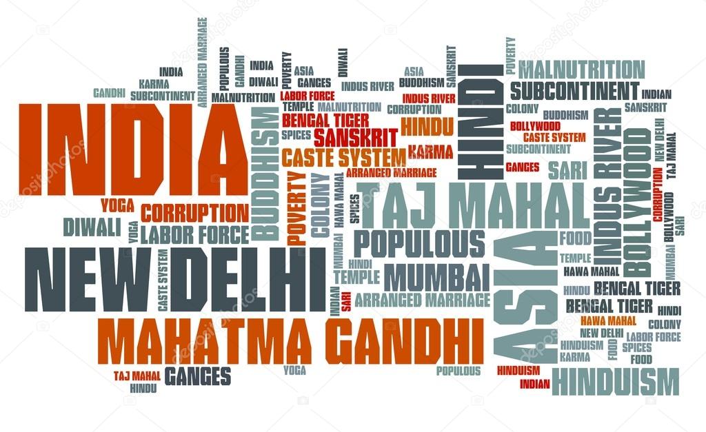 India word cloud — Stock Photo © tupungato #88288652