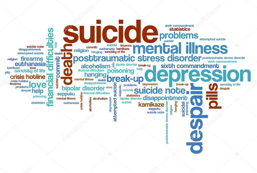 Suicide word cloud — Stock Photo © tupungato #91000968