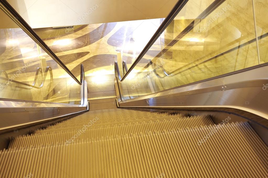 Office building interior escalators and stairs Stock Photo by ©Alan ...