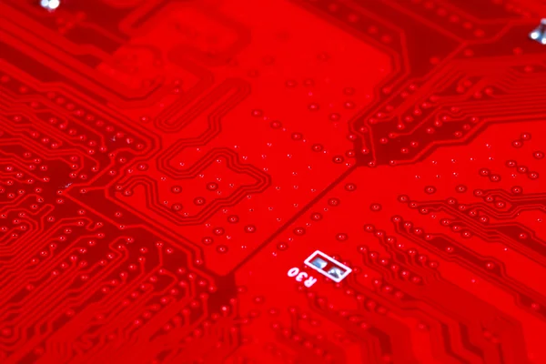 Red computer electronic circuit Stock Photos, Royalty Free Red computer ...