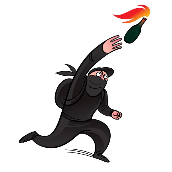 Cartoon riot police — Stock Vector © ofchina #59915977