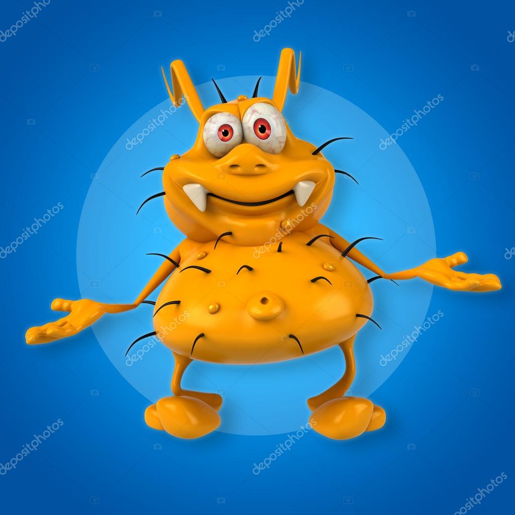 Funny cartoon germ Stock Photo by ©julos 100543300