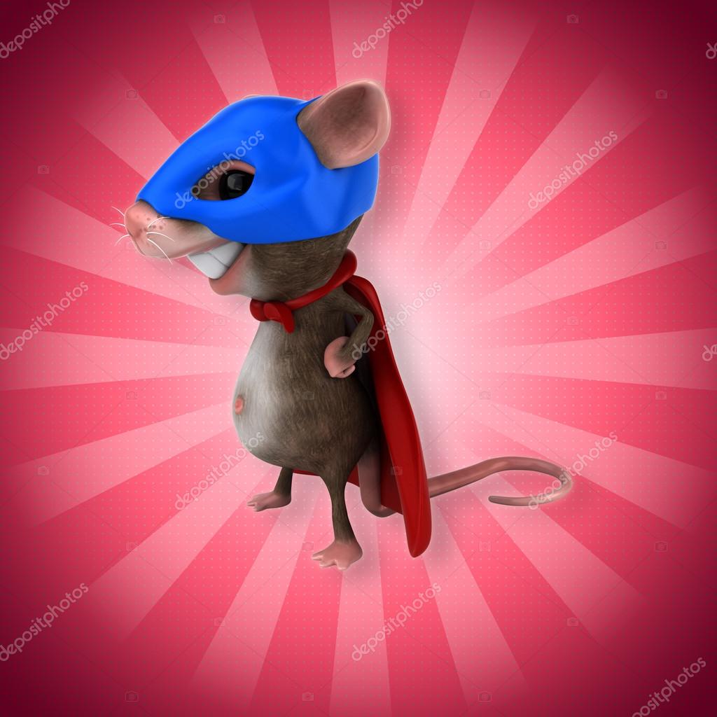 Funny Super mouse Stock Photo by ©julos 102018288