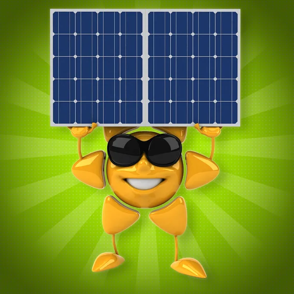 Solar panel cartoon Stock Photos, Royalty Free Solar panel cartoon ...