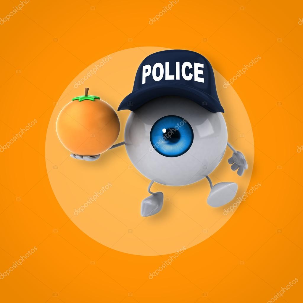 Eye in police hat Stock Photo by ©julos 104685212