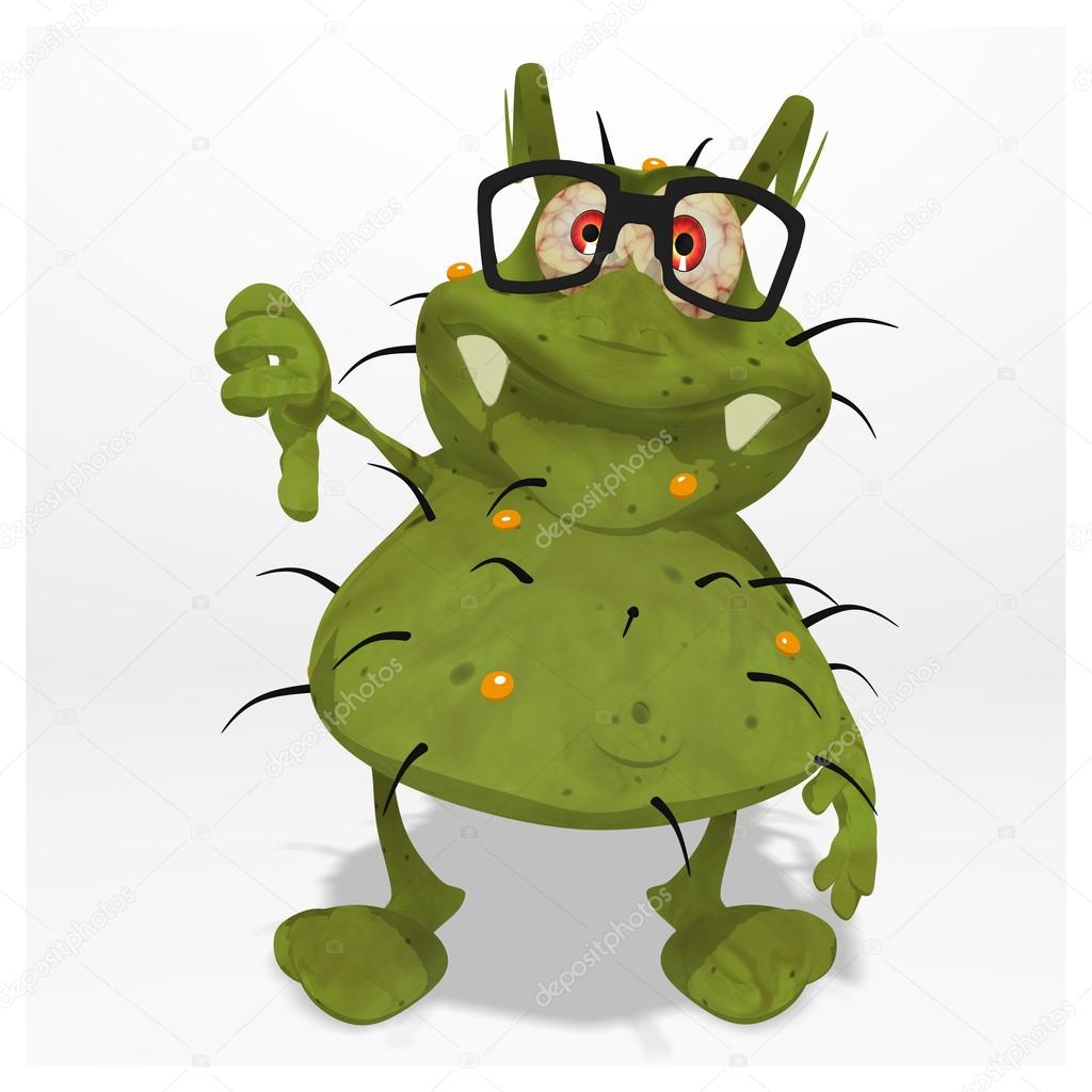 Fun cartoon germ Stock Photo by ©julos 107865420