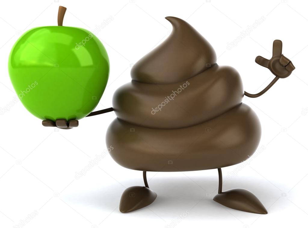 Fun cartoon poop — Stock Photo © julos #107865716