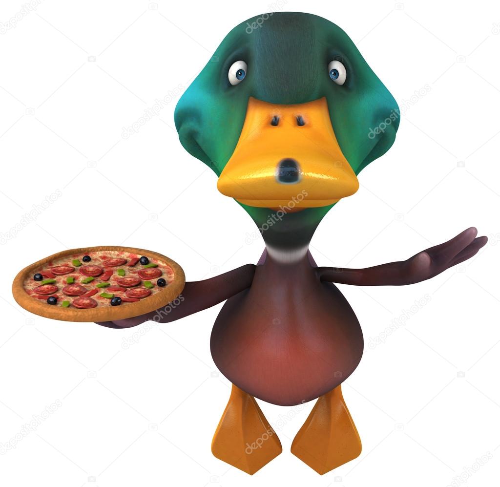 Fun cartoon Duck Stock Illustration by ©julos #109056306