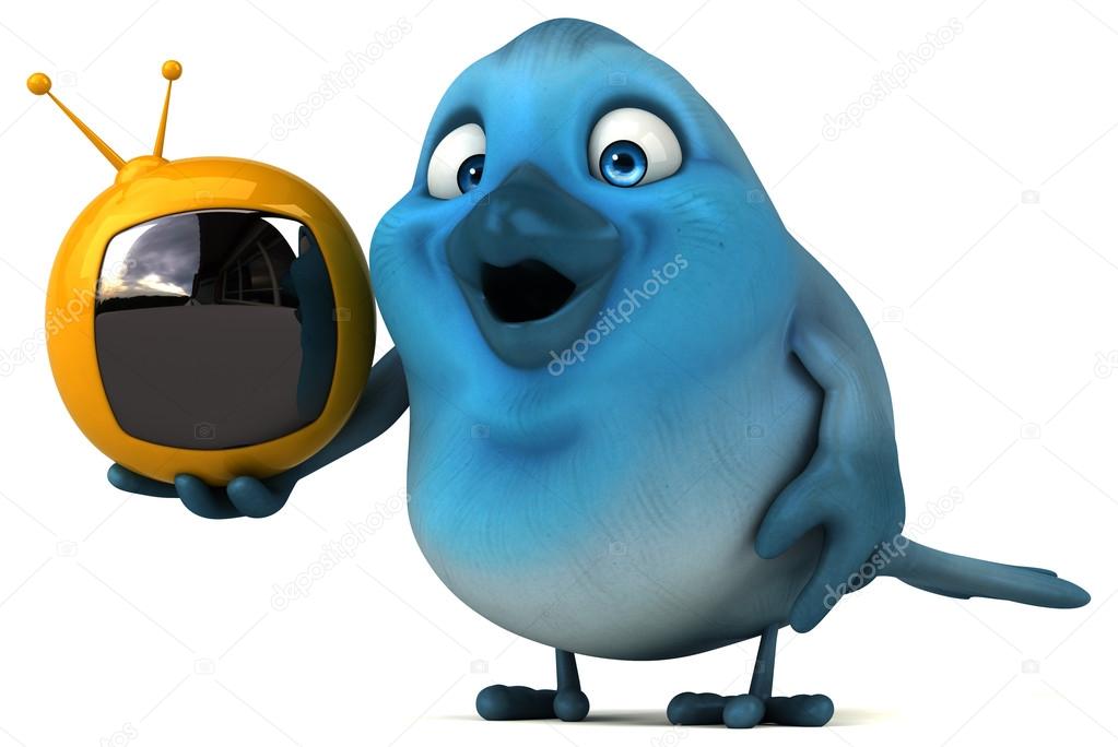 Cartoon Blue bird Stock Illustration by ©julos #109473406