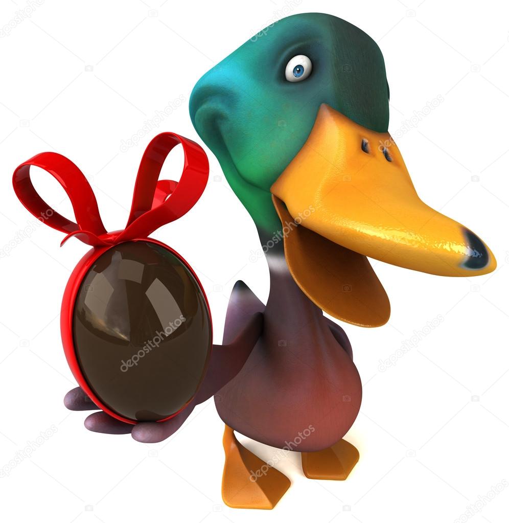 Fun cartoon Duck Stock Illustration by ©julos #112548710