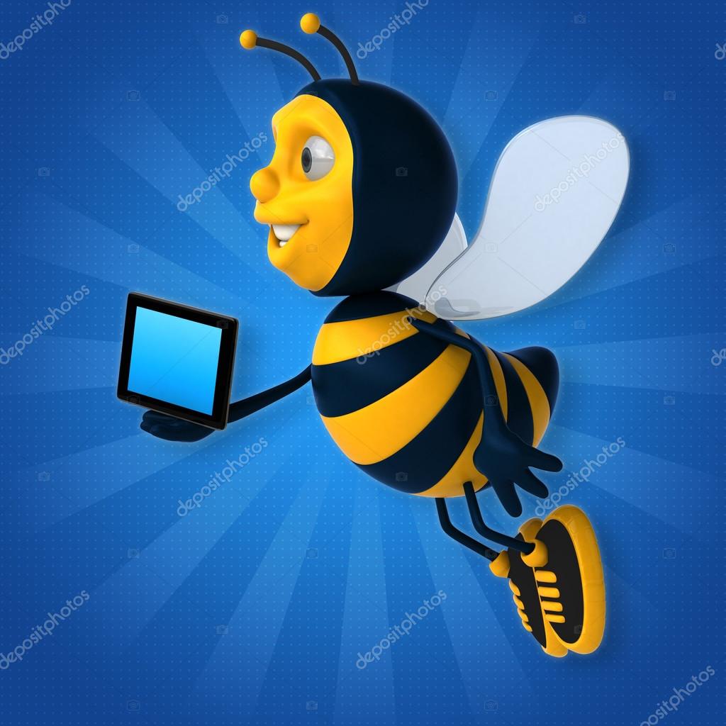 Fun cartoon bee Stock Illustration by ©julos #115171424