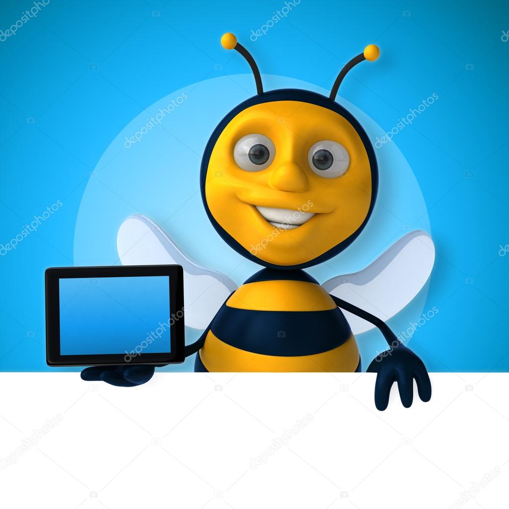 Fun cartoon bee Stock Illustration by ©julos #116471540