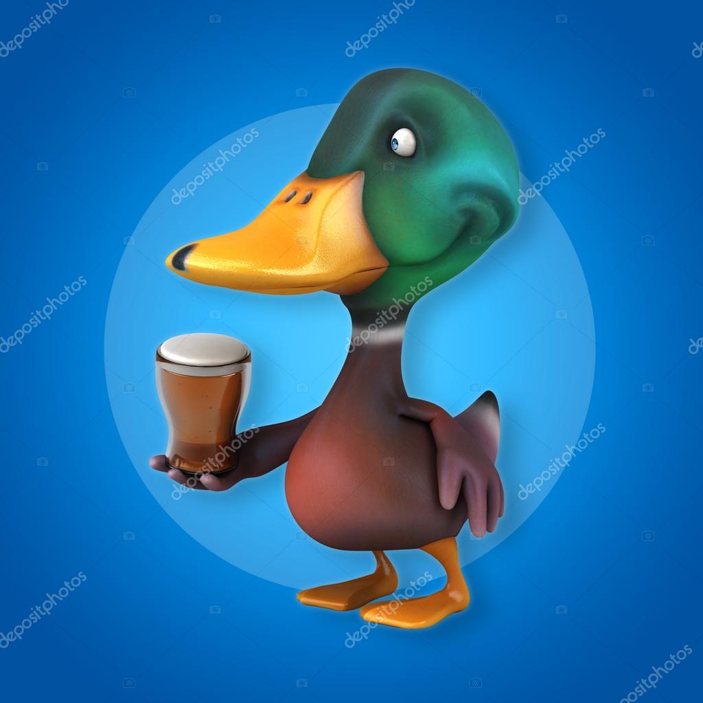 Fun cartoon duck Stock Illustration by ©julos #116471820