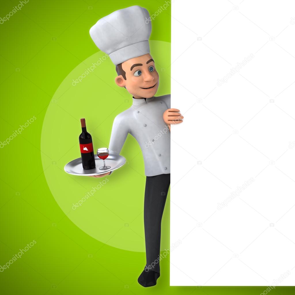 Fun cartoon chef — Stock Photo © julos #116579512