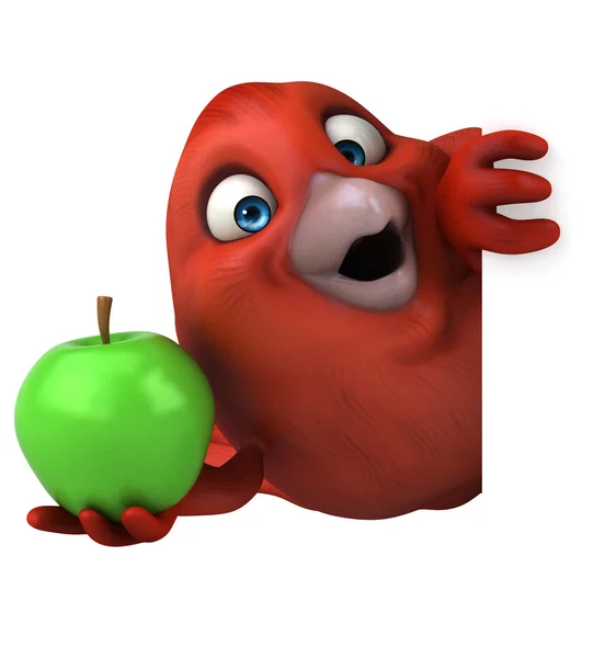 Cartoon Red bird Stock Illustration by ©julos #108591252