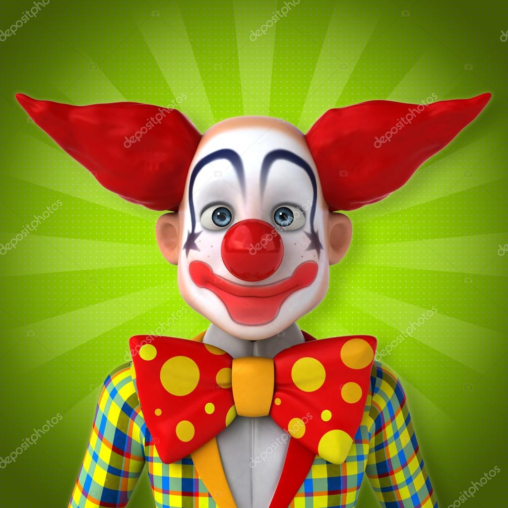 Funny happy clown Stock Illustration by ©julos #123171034