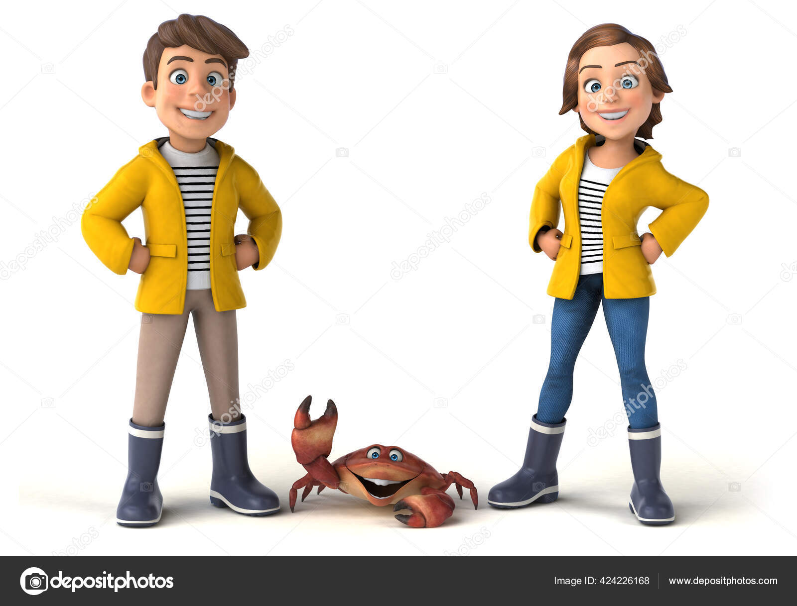 Tall And Short Cartoon Characters