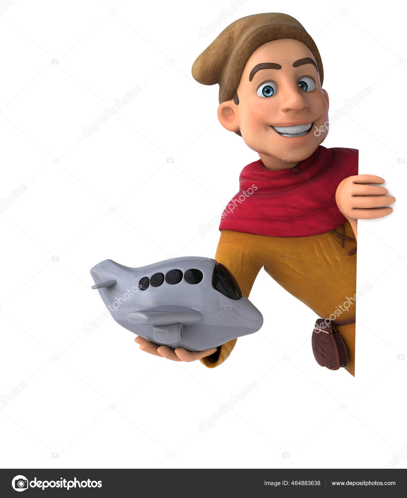 Illustration Medieval Historical Character Plane Stock Illustration by ...