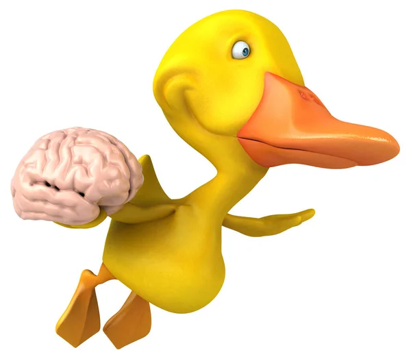 Funny Cartoon Character Brain Illustration Stock Photo by ©julos 276587158