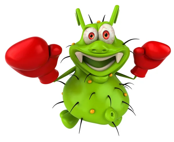 Germ with boxing gloves Stock Photo by ...
