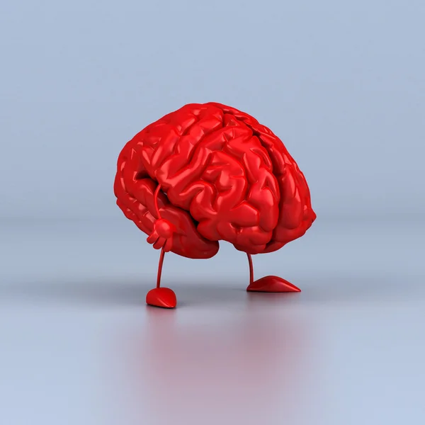 Brain running Stock Photo by ...